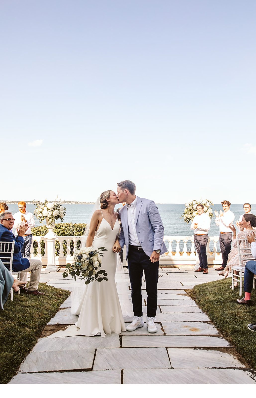 Estate Wedding By The Sea | Addie + Steve - Kelly Stevens Photography