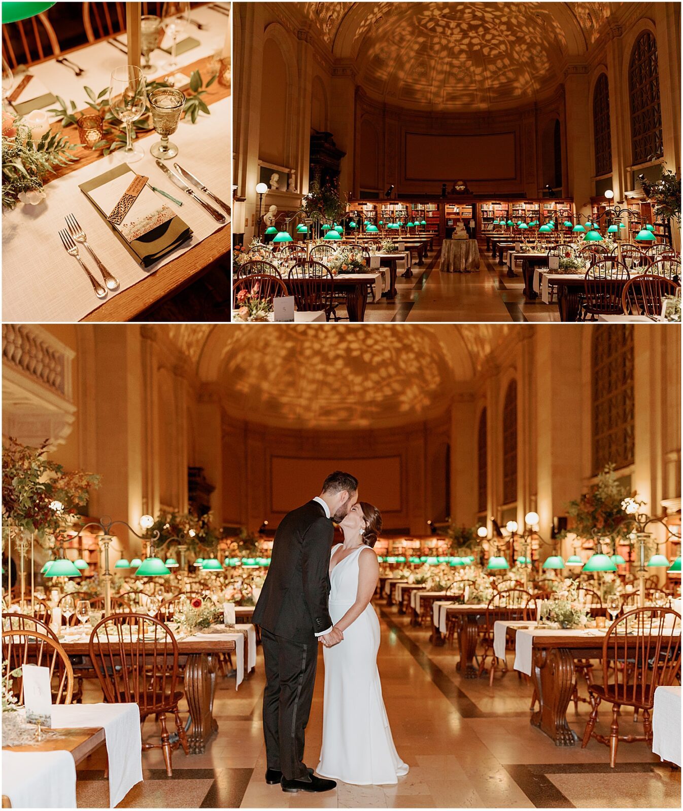 A Classic Boston Public Library Wedding | Sarah + Greg - Kelly Stevens ...